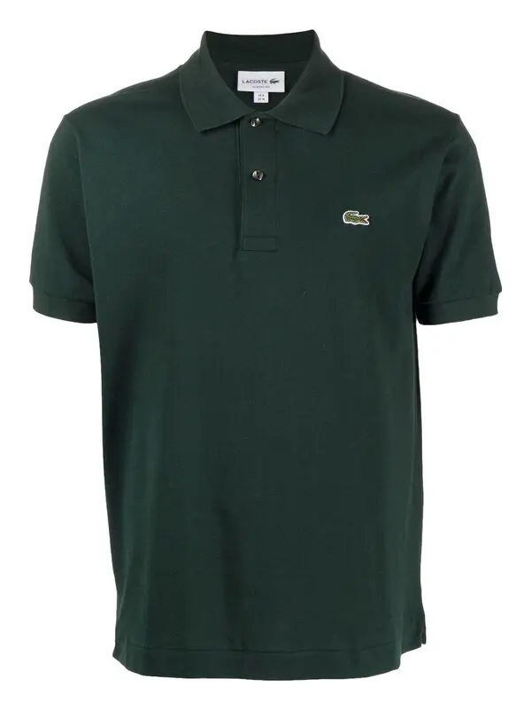 Lacoste Chest Logo-patch Polo Shirt - Green