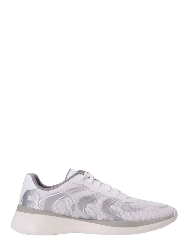 BOSS Reflective Detail Low-top Sneakers - White