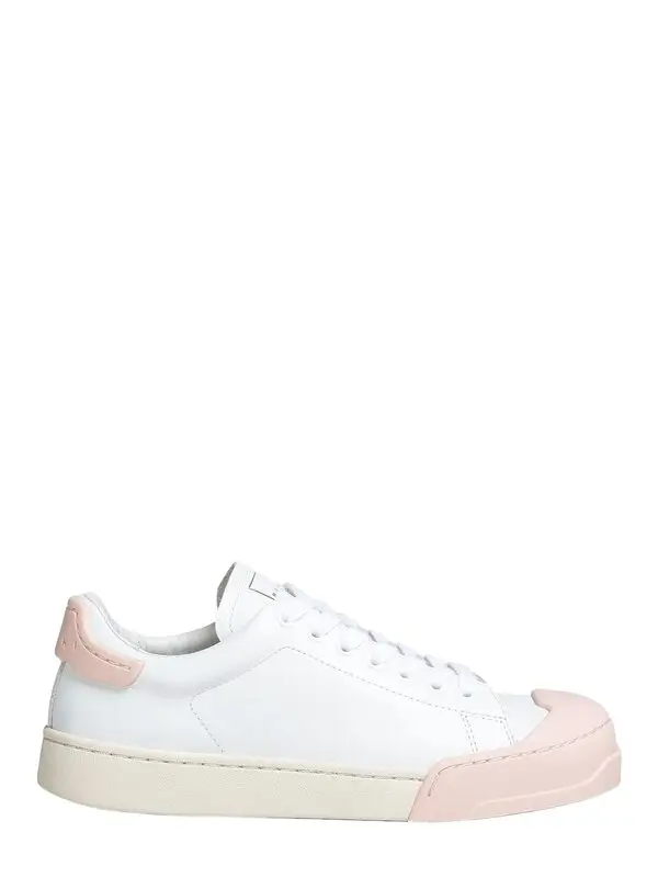 Marni Panelled Lace-up Sneakers - White