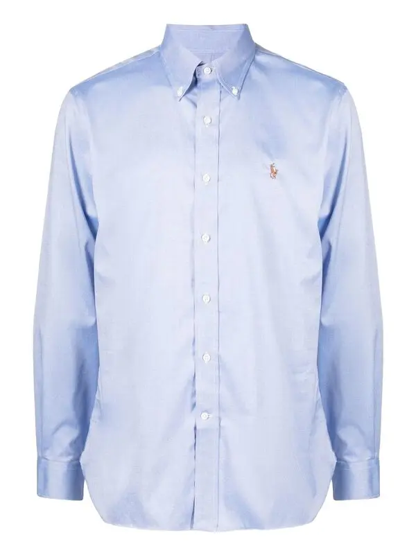 Polo Ralph Lauren Embroidered-logo Shirt - Blue