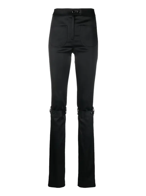 COURREGES Strap Trousers - Black