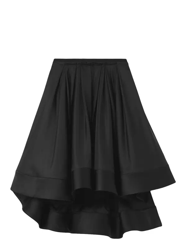 Proenza Schouler Pleated Taffeta Mini Skirt - Black