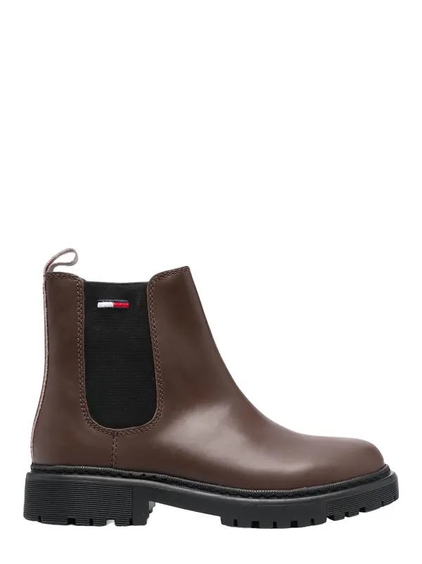 Tommy Hilfiger Slip-on Ankle Boots - Brown