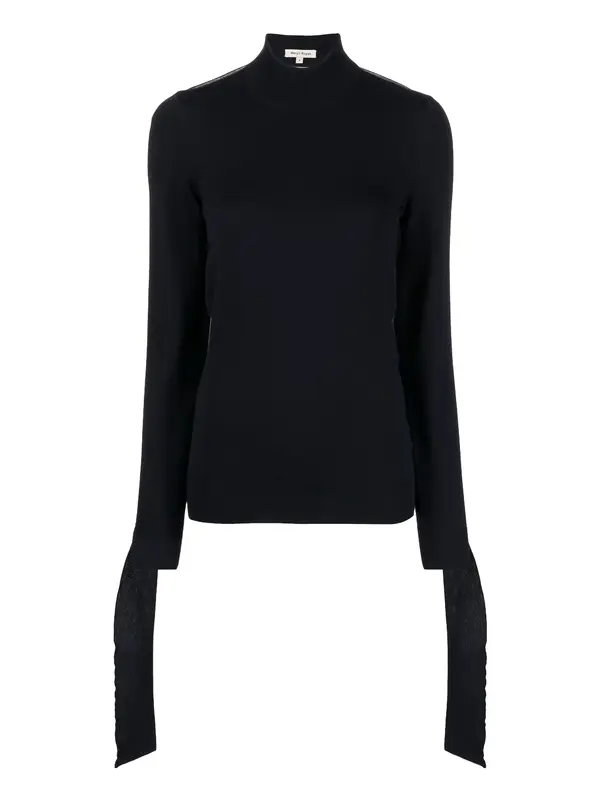 MERYLL ROGGE Fine-knit Open-back Jumper - Blue
