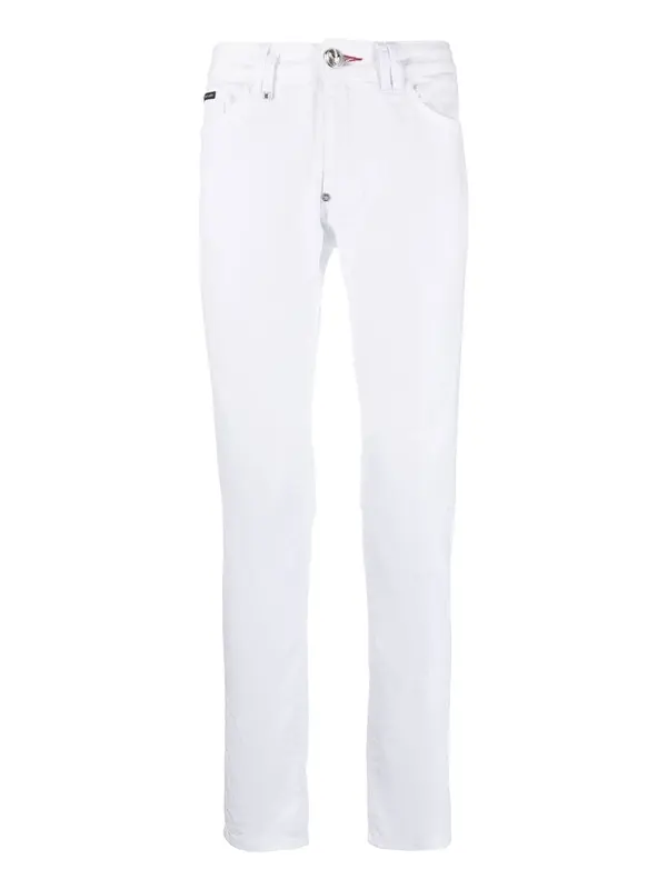 Philipp Plein Slim-leg Jeans - White