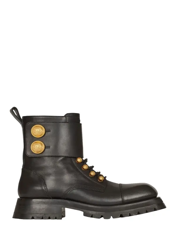 Balmain Ranger Ankle Boots - Black