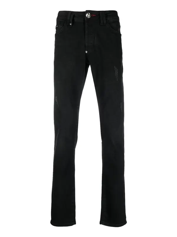 Philipp Plein Straight-leg Jeans - Black