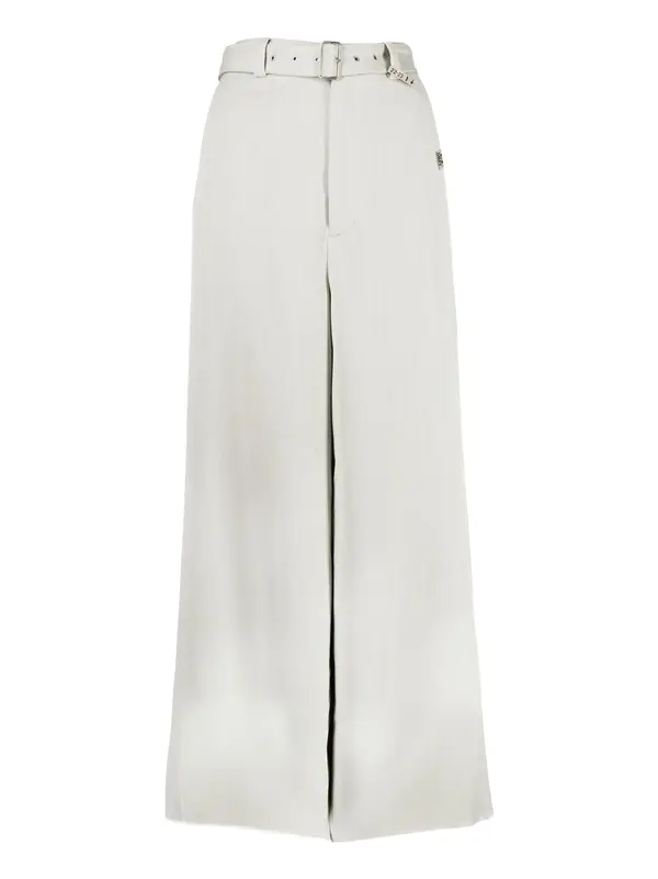 Mihara Yasuhiro Belted Wide-leg Trousers - Grey