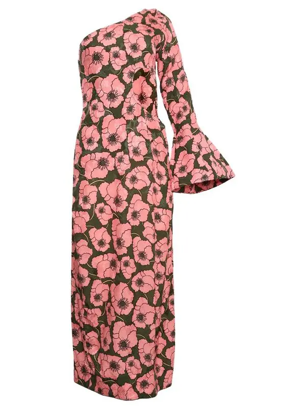 Agua Bendita Cadillo Midi Dress - Pink