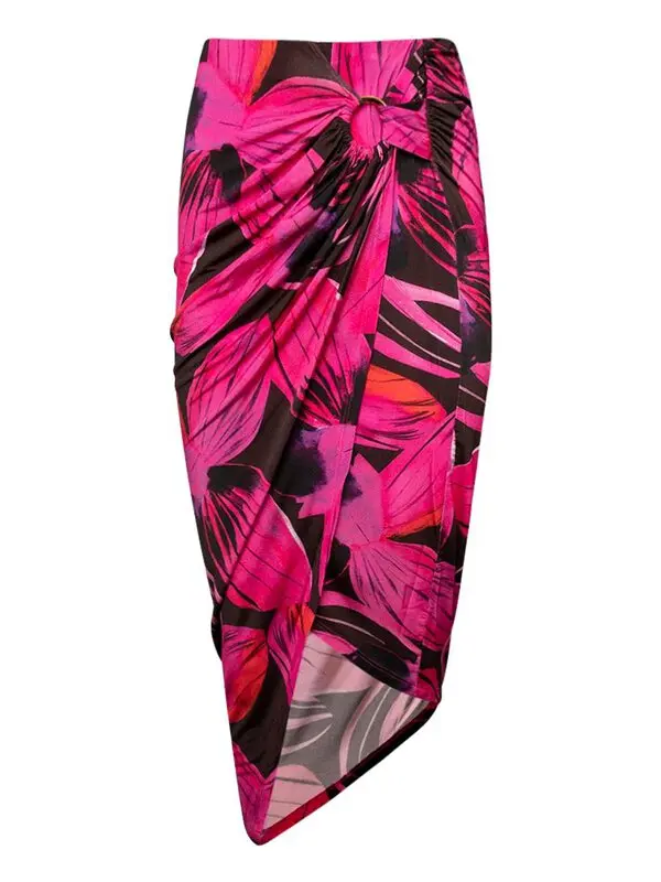 LOUISA BALLOU Coastline Long Skirt - Pink