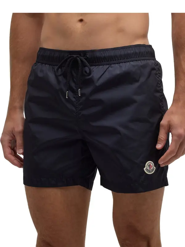 Moncler Signature Swim Shorts - Navy