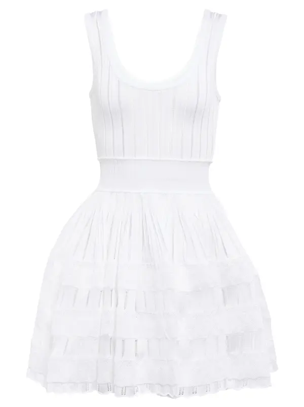 Alaïa Crinoline Mini Dress - White