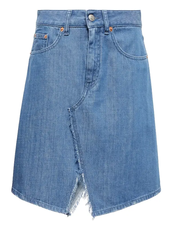 MAISON MARGIELA Denim Mini Skirt - Blue
