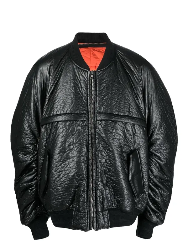 WALTER VAN BEIRENDONCK Cercle Bomber Jacket - Black