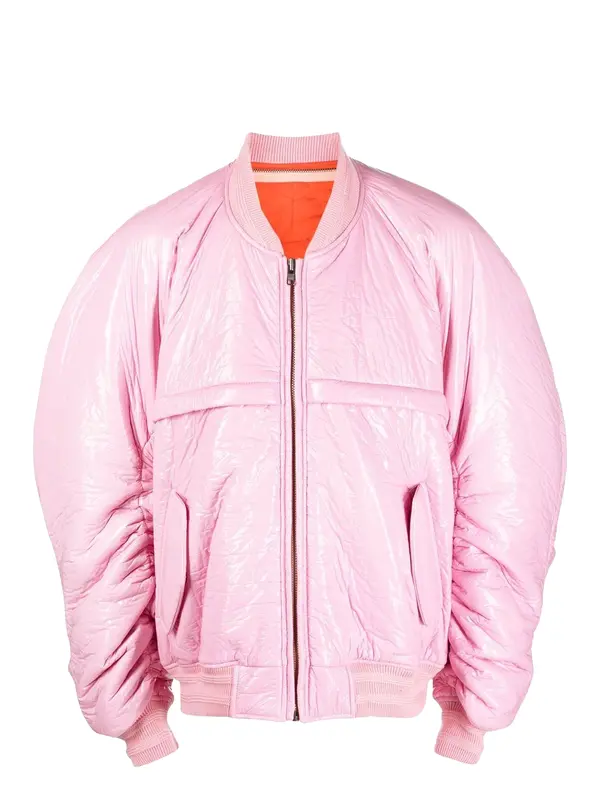 WALTER VAN BEIRENDONCK Cercle Bomber Jacket - Pink