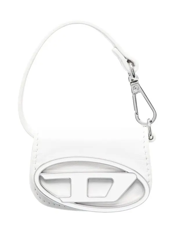DIESEL 1dr Micro Bag Charm - White