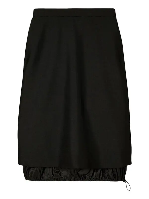 Tory Burch English-mohair Skirt - Black