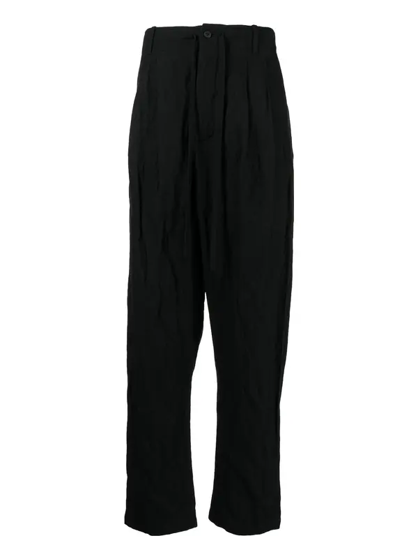 FORME D'EXPRESSION Drop-crotch Trousers - Black