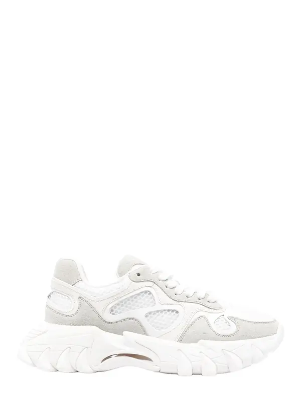 Balmain B-east Panelled Sneakers - White