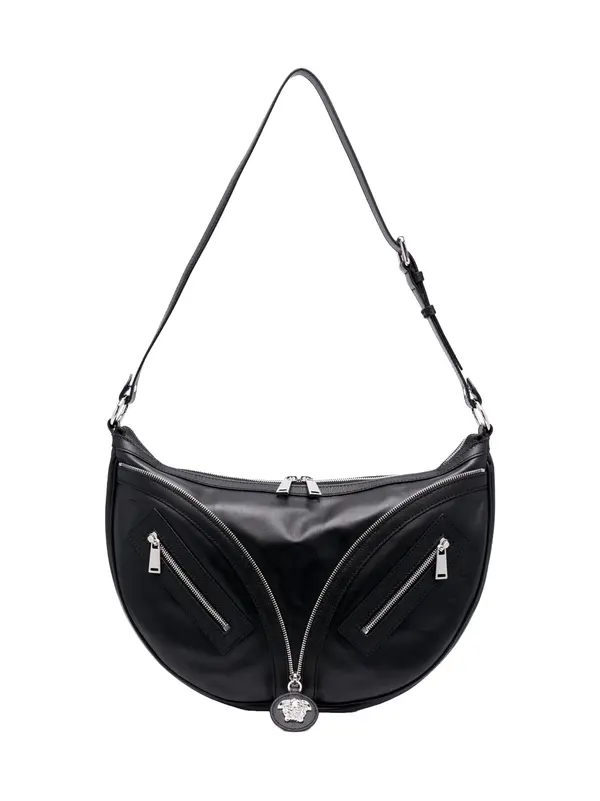 Versace Repeat Shoulder Bag - Black