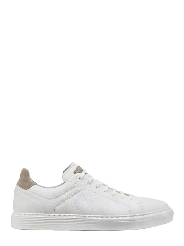 Brunello Cucinelli Panelled Low-top Sneakers - White