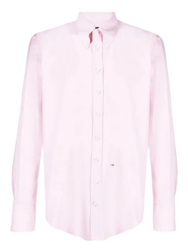 Dsquared2 Logo-print Button-up Shirt - Pink