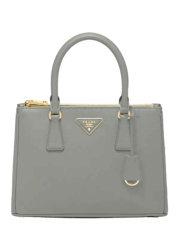 Prada Galleria Leather Tote Bag - Grey