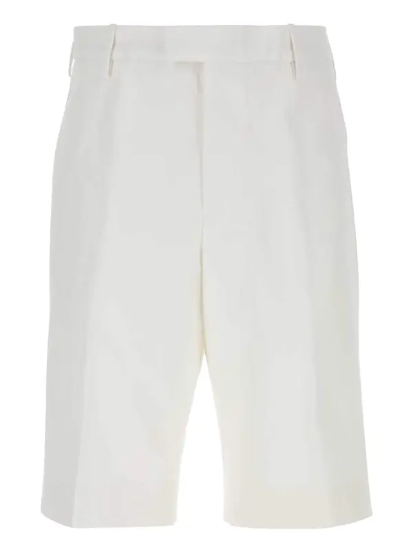 Alexander McQueen Tailored Knee-length Shorts - White