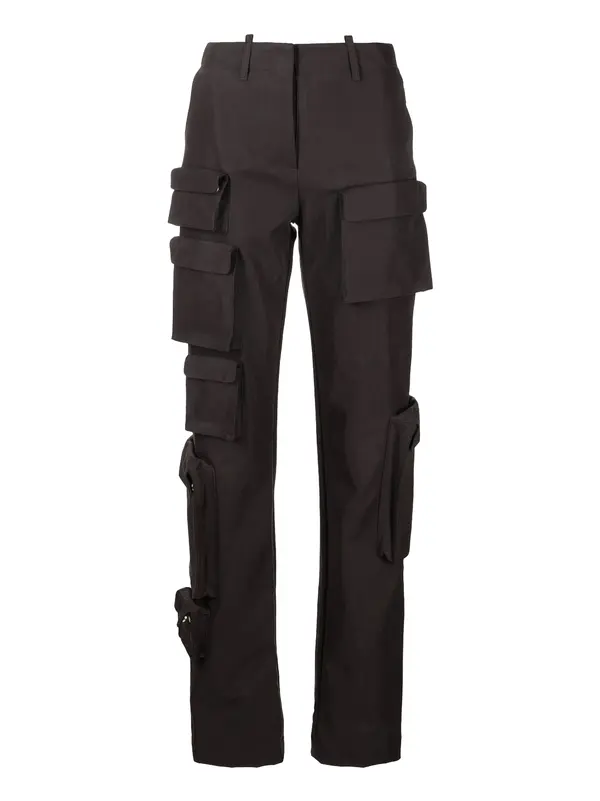 Off-White Co Multipocket Cargo Trousers - Grey
