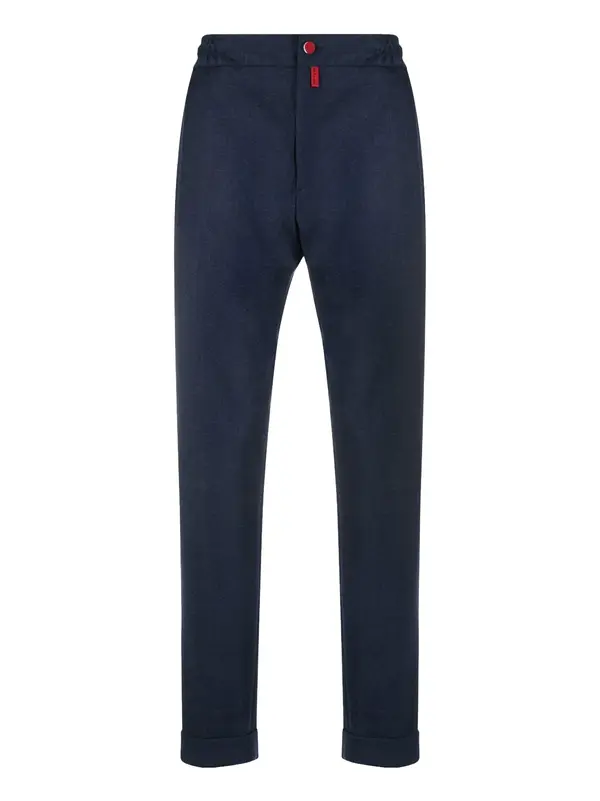 Kiton Straight-leg Trousers - Blue