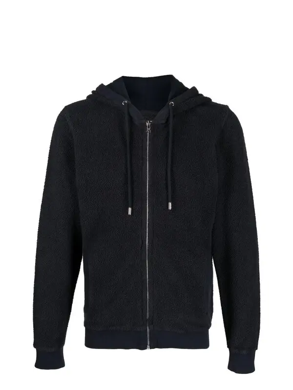 Orlebar Brown Terry-cloth Zip-up Hoodie - Blue