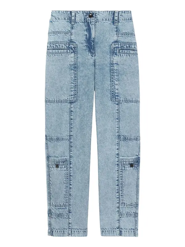 Proenza Schouler White Label High-rise Straight-leg Jeans - Blue