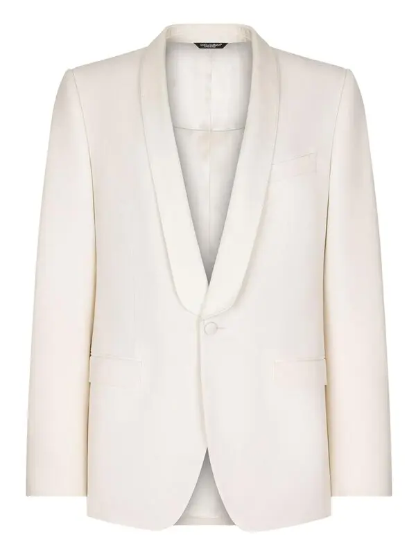 Dolce & Gabbana Sicilia-fit Single-breasted Blazer - White