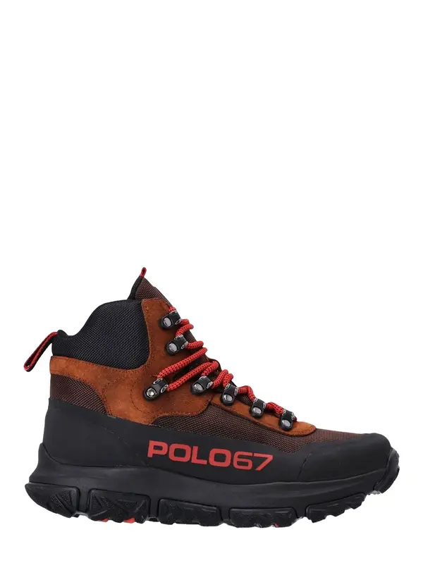 Polo Ralph Lauren Lace-up Sneaker Boots - Brown