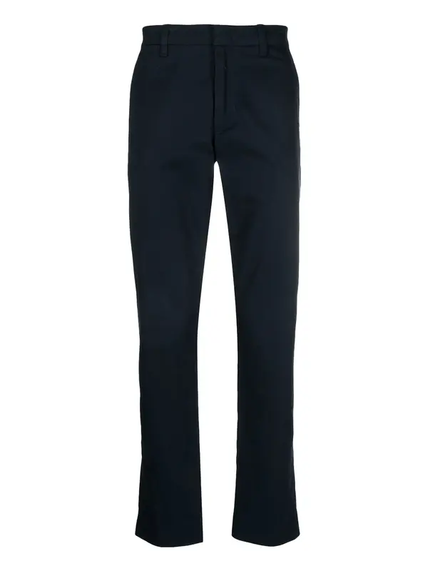 Vince Mid-rise Straight-leg Trousers - Blue