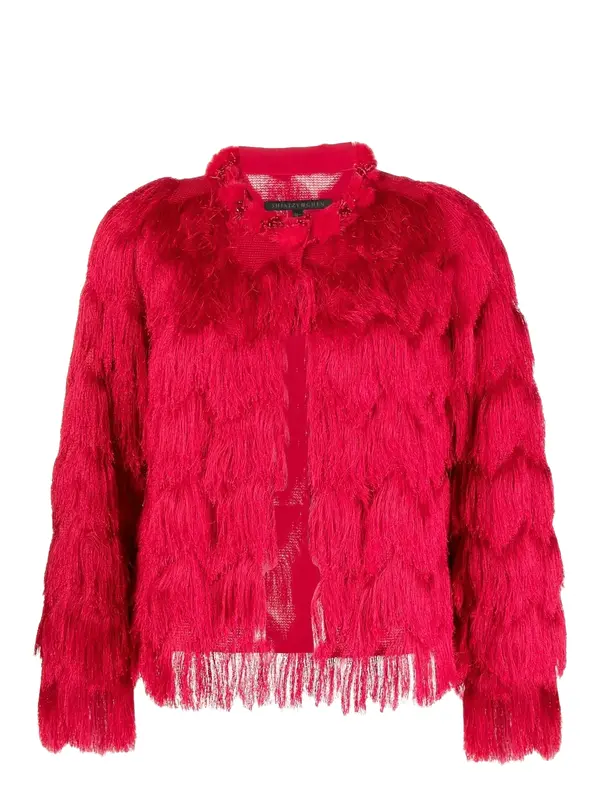 Shiatzy Chen Fringe Jacket - Red