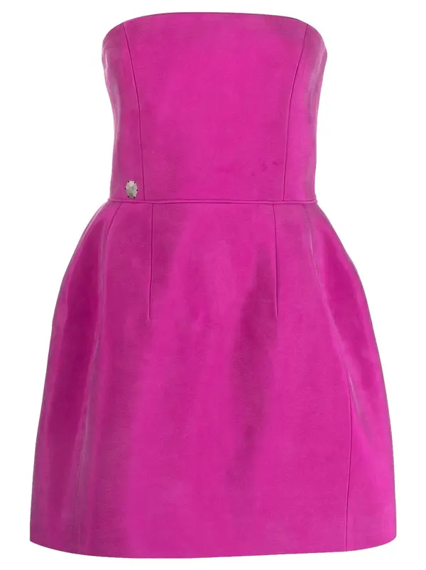 Philipp Plein Strapless Mini Dress - Pink