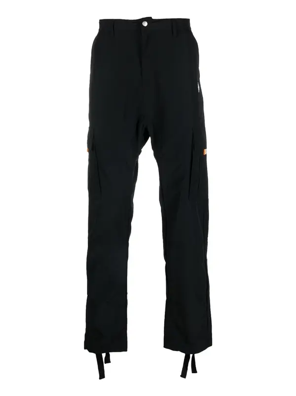 COUNTY OF MILAN Marcelo Burlon Straight-leg Cargo Trousers - Black