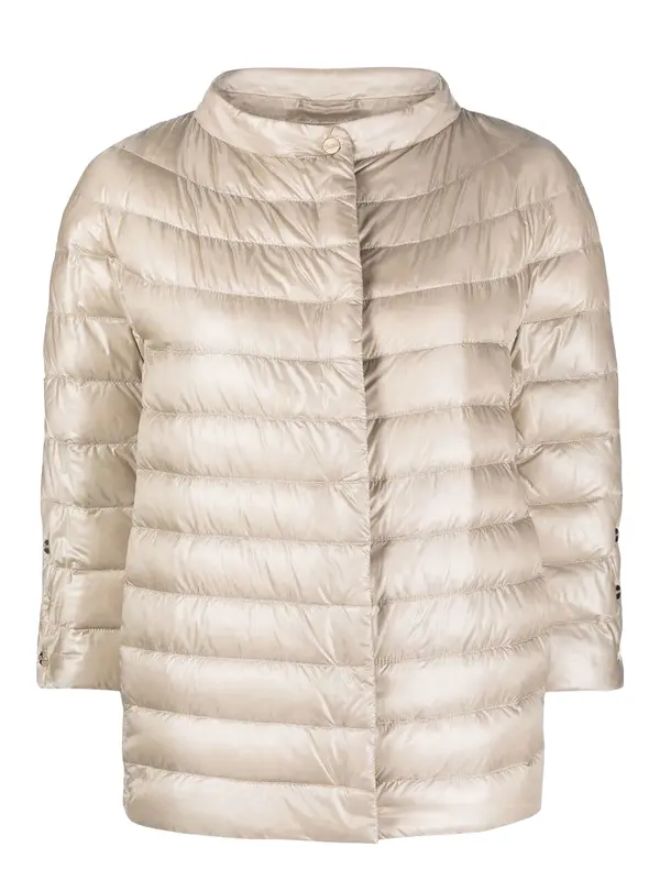 Herno Quilted Puffer Jacket - Neutrals