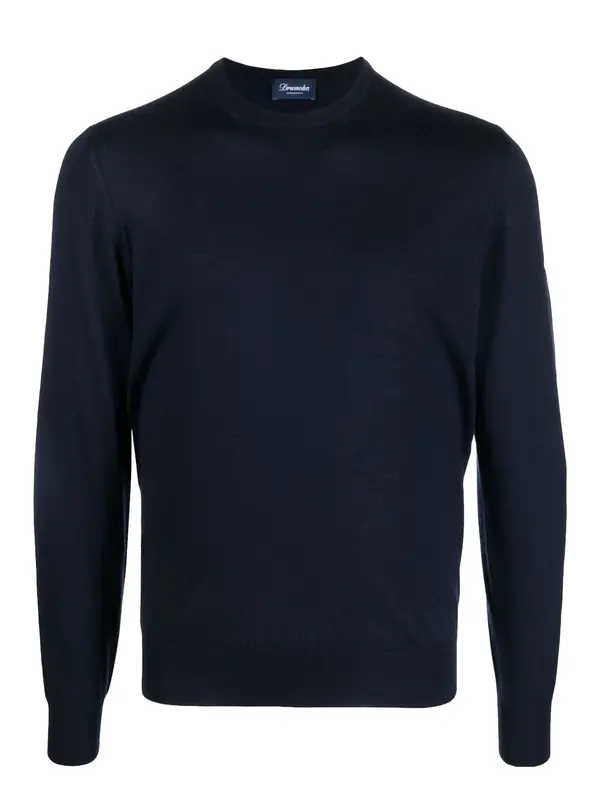DRUMOHR Crew Neck Sweater - Blue