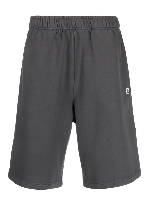 AMBUSH Logo-print Elasticated Track Shorts - Grey