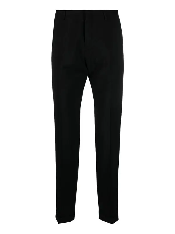 Paul Smith Tailored Tapered-leg Trousers - Black