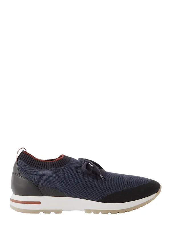 Loro Piana 360 Flexy Walk Wish® Silk Sneakers - Blue