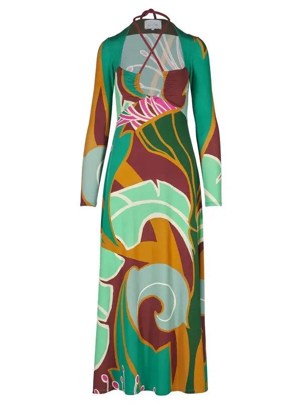 Johanna Ortiz Tapestry Of Time Maxi Dress - Multi