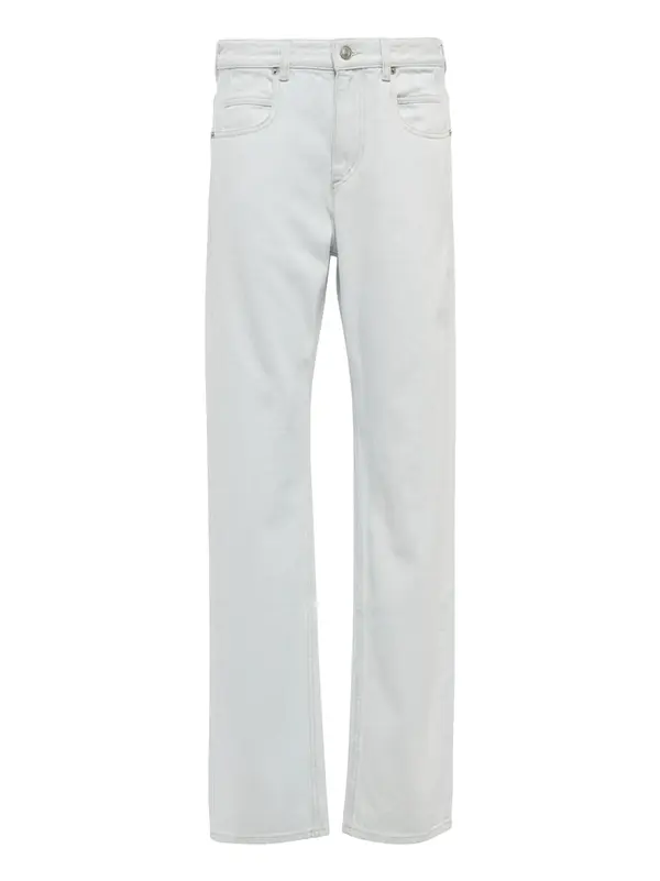 MARANT ETOILE Vendelia High-rise Straight Jeans - Blue