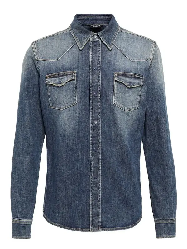 Dolce & Gabbana Denim Shirt - Blue