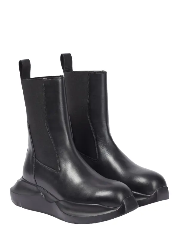 Rick Owens Geth Ankle Boots - Black