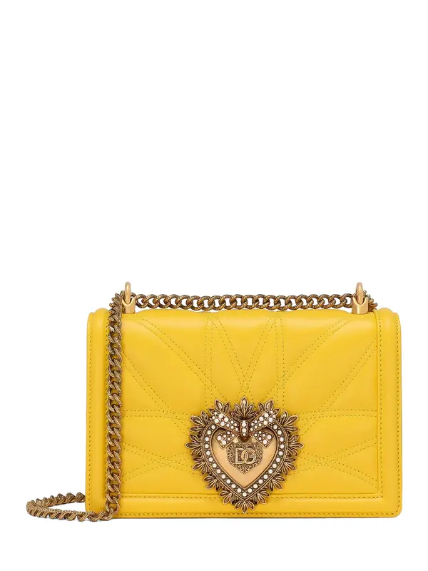 Dolce & Gabbana Devotion Shoulder Bag - Yellow