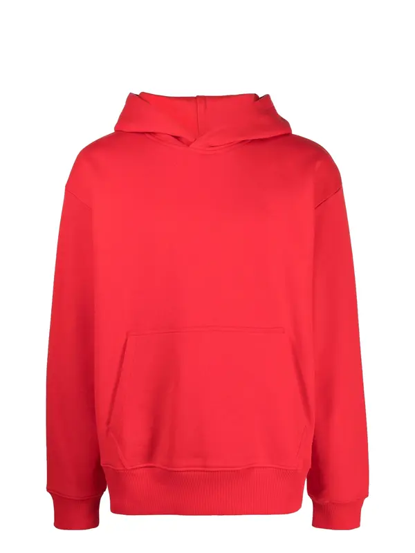 DIESEL® Logo-print Long-sleeve Hoodie - Red