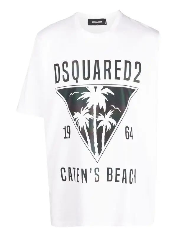 Dsquared2 Logo-print Short-sleeved T-shirt - White